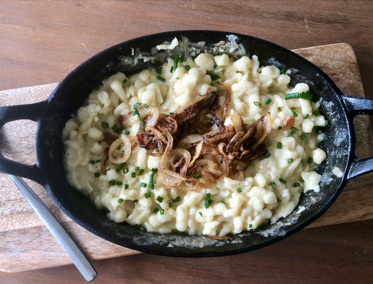 Kasnocken of spätzle met kaas - My happy kitchen & lifestyle