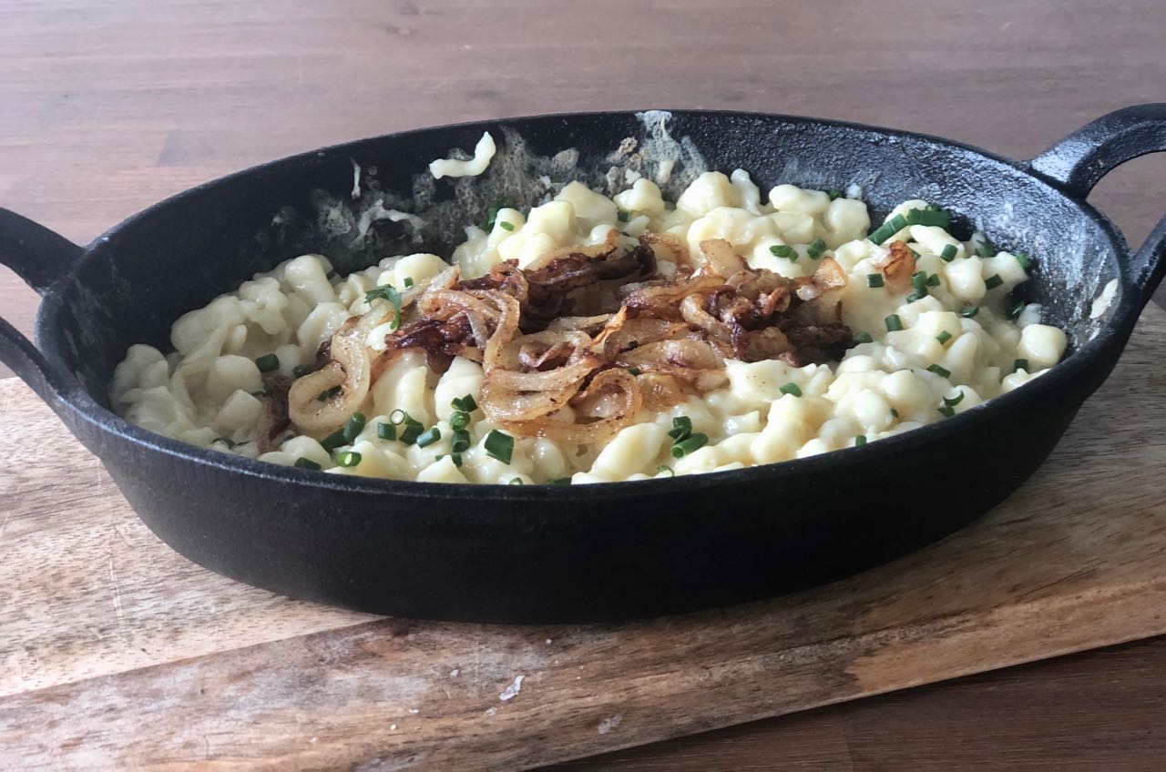 Kasnocken of spätzle met kaas - My happy kitchen & lifestyle