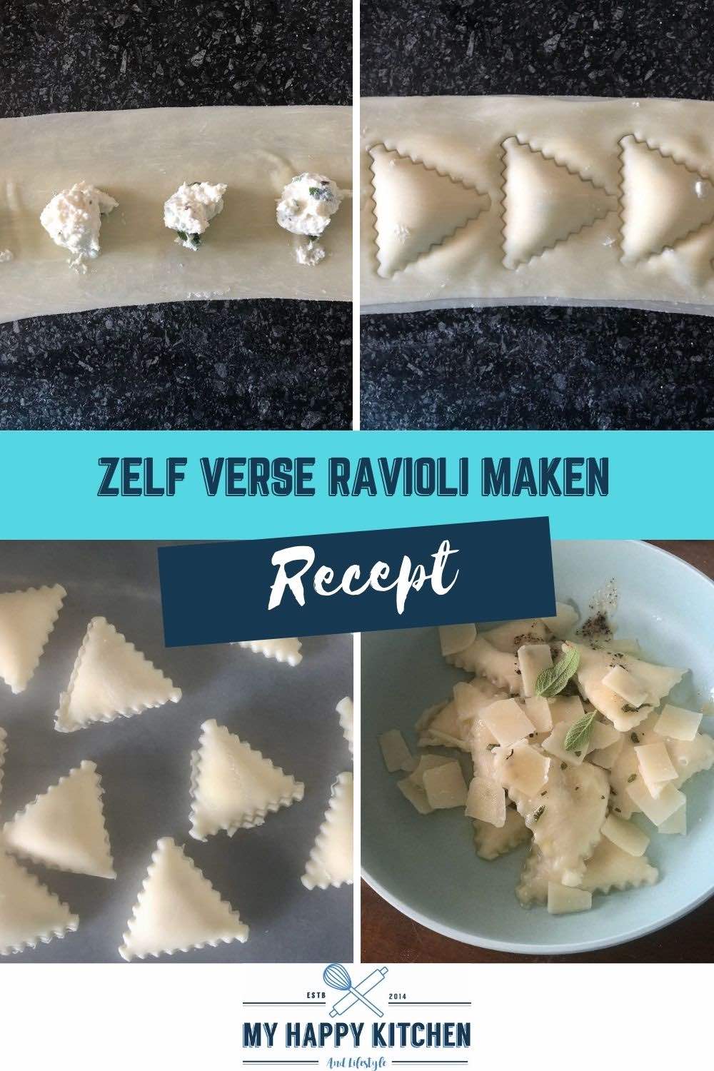 Verse ravioli met ricotta, walnoot en salie - My happy kitchen & lifestyle