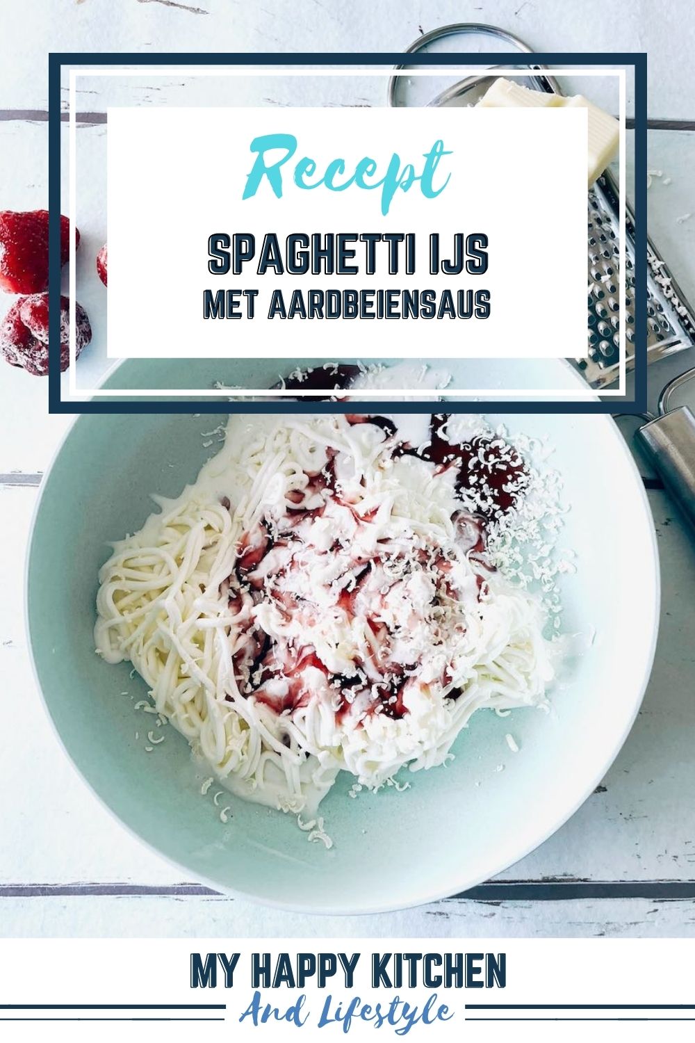 Spaghetti ijs - My happy kitchen & lifestyle