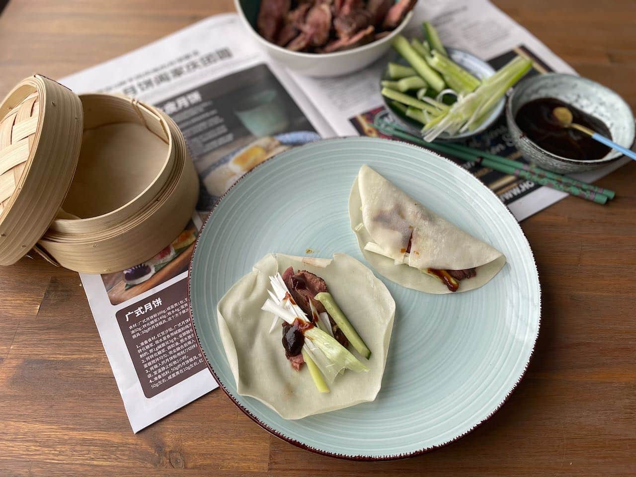 Peking eend pannenkoekjes - My happy kitchen & lifestyle