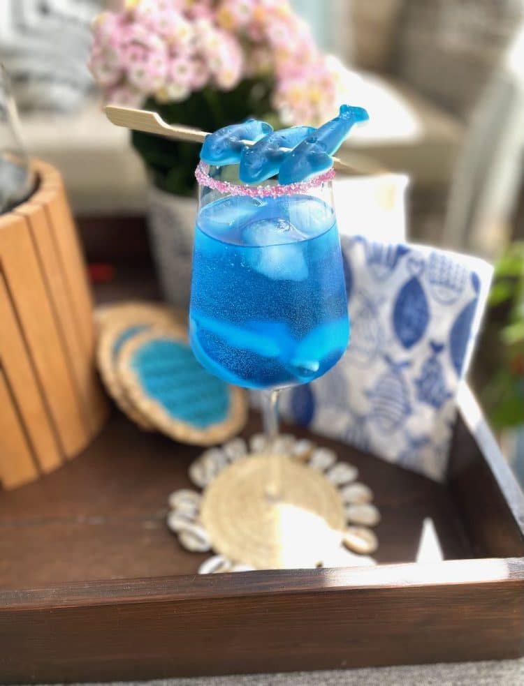 Shark cocktail of haaien cocktail - My happy kitchen & lifestyle