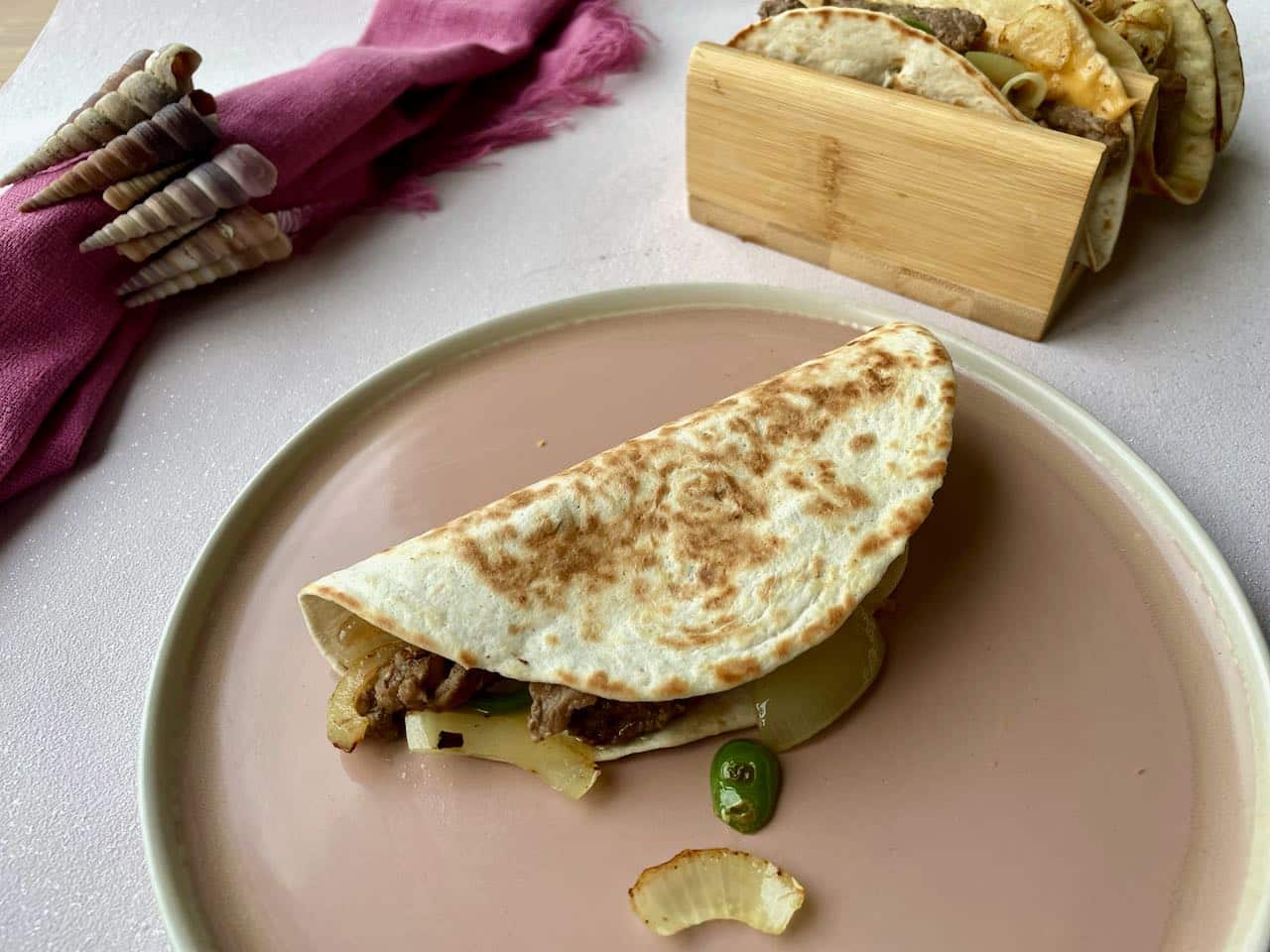 Philly cheese steak taco's - My happy kitchen & lifestyle