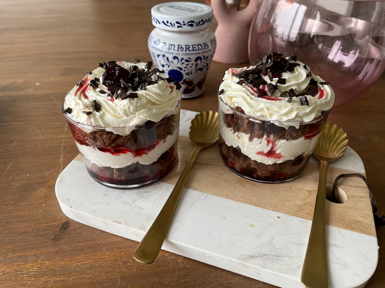 Schwarzwalder kirsch toetje - My happy kitchen & lifestyle